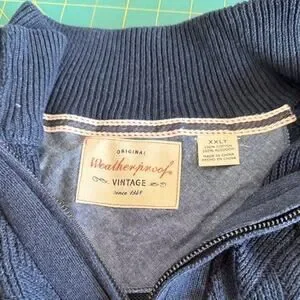 Weatherproof | Sweaters | Weatherproof Vintage Dark Blue Mens Sweater 4 ...